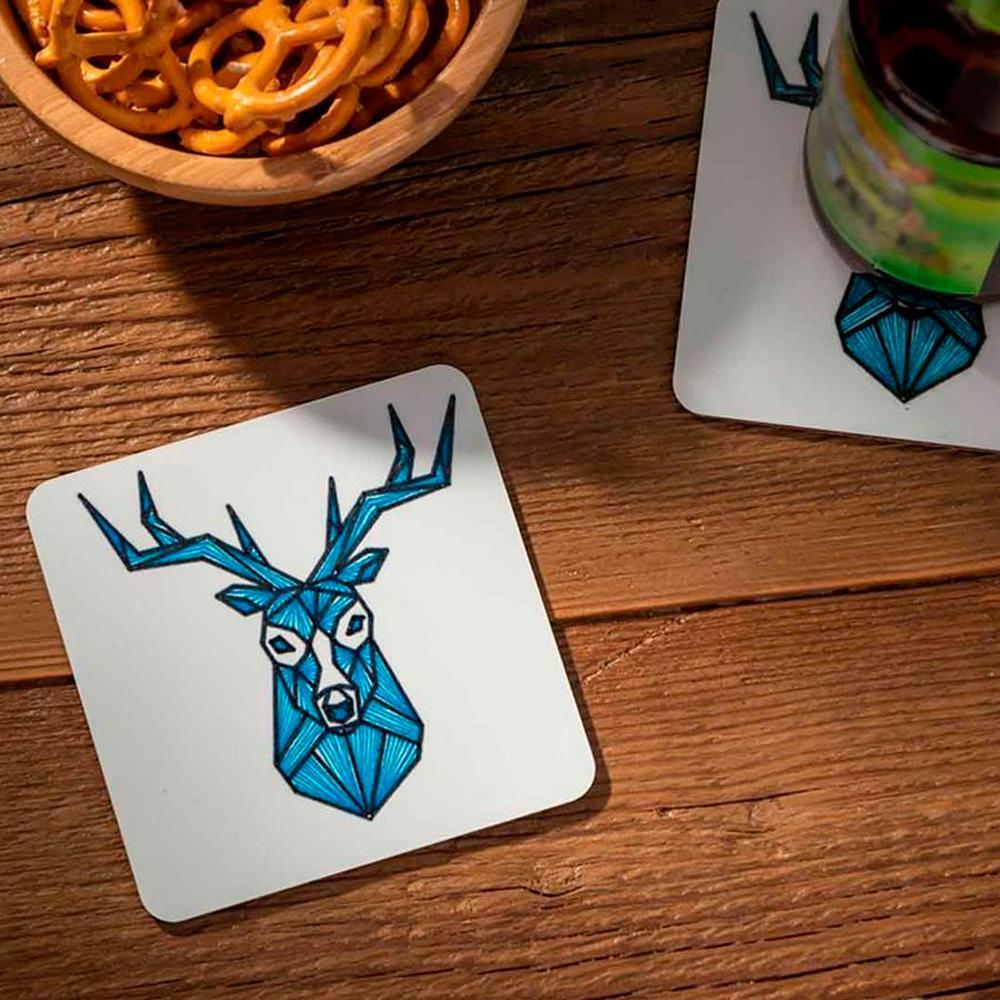 Coaster Blanks Square x4 Cricut to personalize with Infusible Ink
