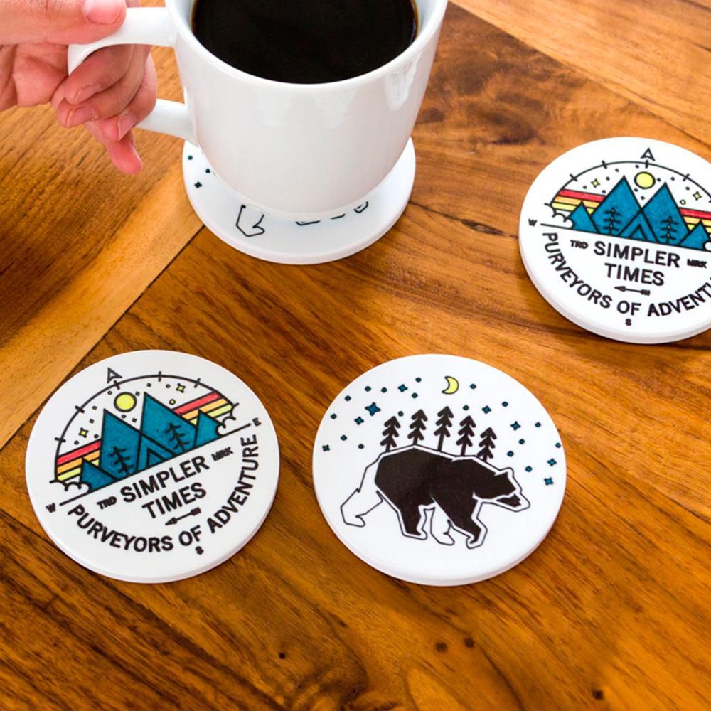 Coaster Blanks Round x4 Cricut to personalize with Infusible Ink