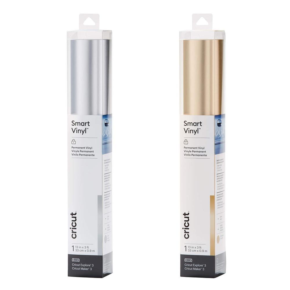 Smart Vinyl Permanent Matte Metallic Cricut 33 x 91 cm