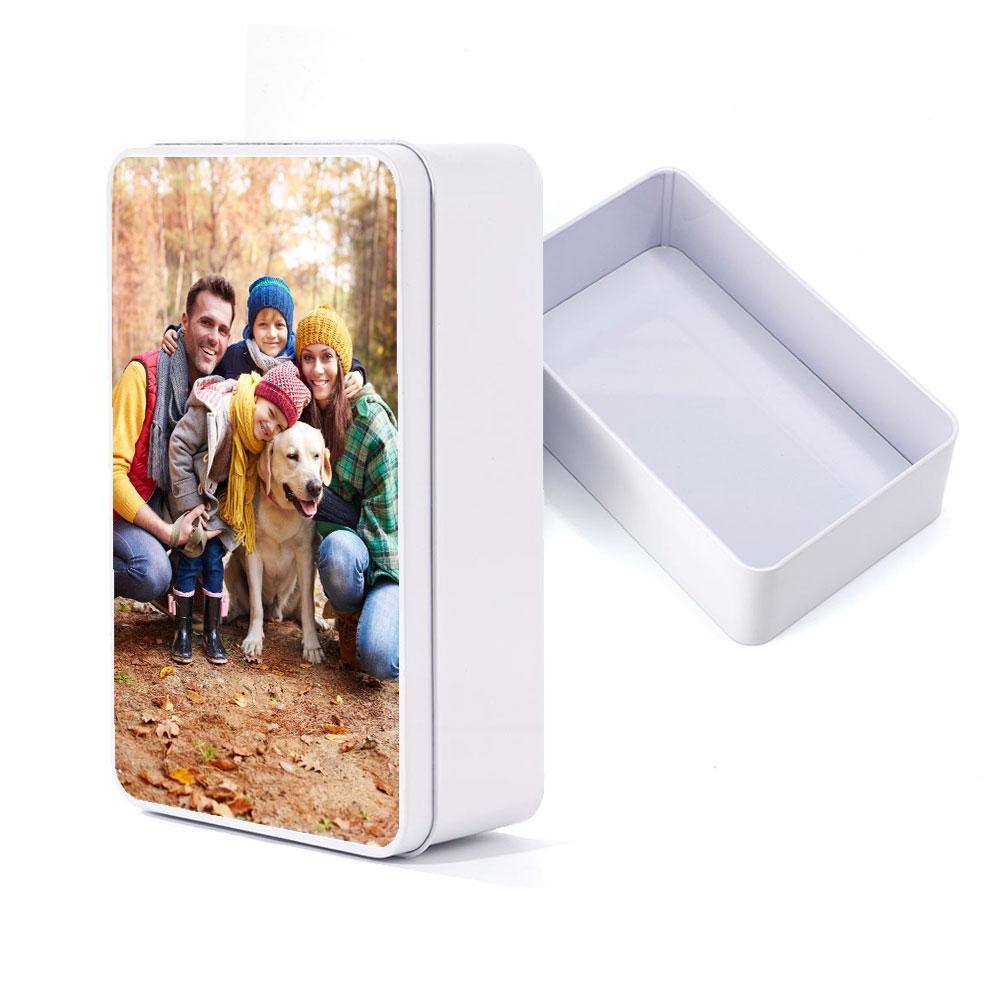 White rectangular metal box