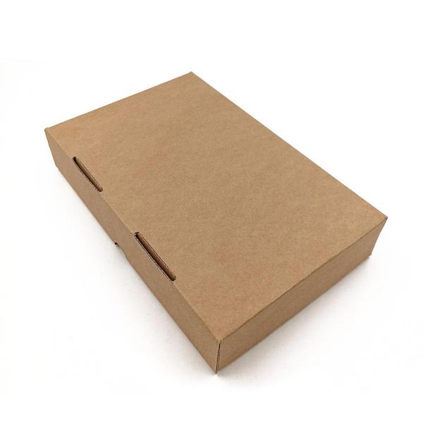 Brown postal box for flat products
