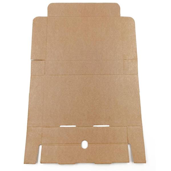 Brown postal box for flat products