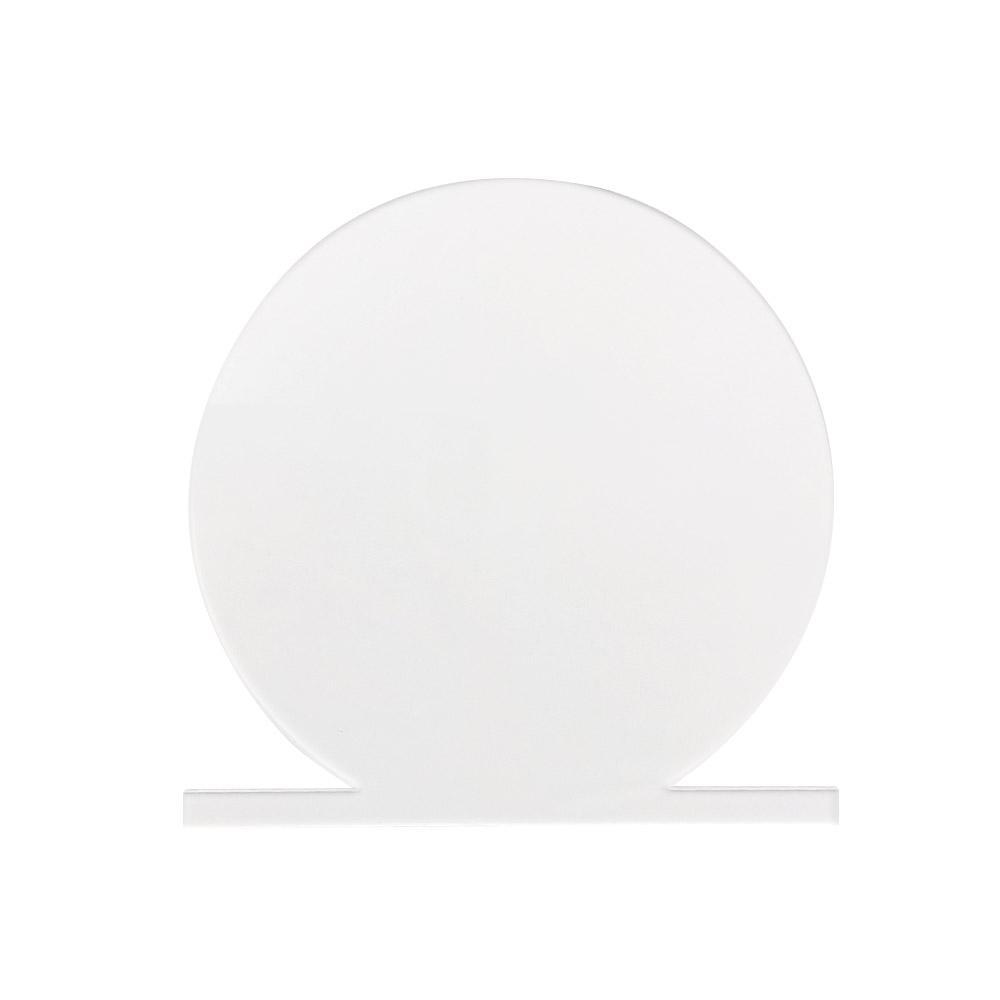 Portafotos de metacrilato + base de madera con luz (redondo)