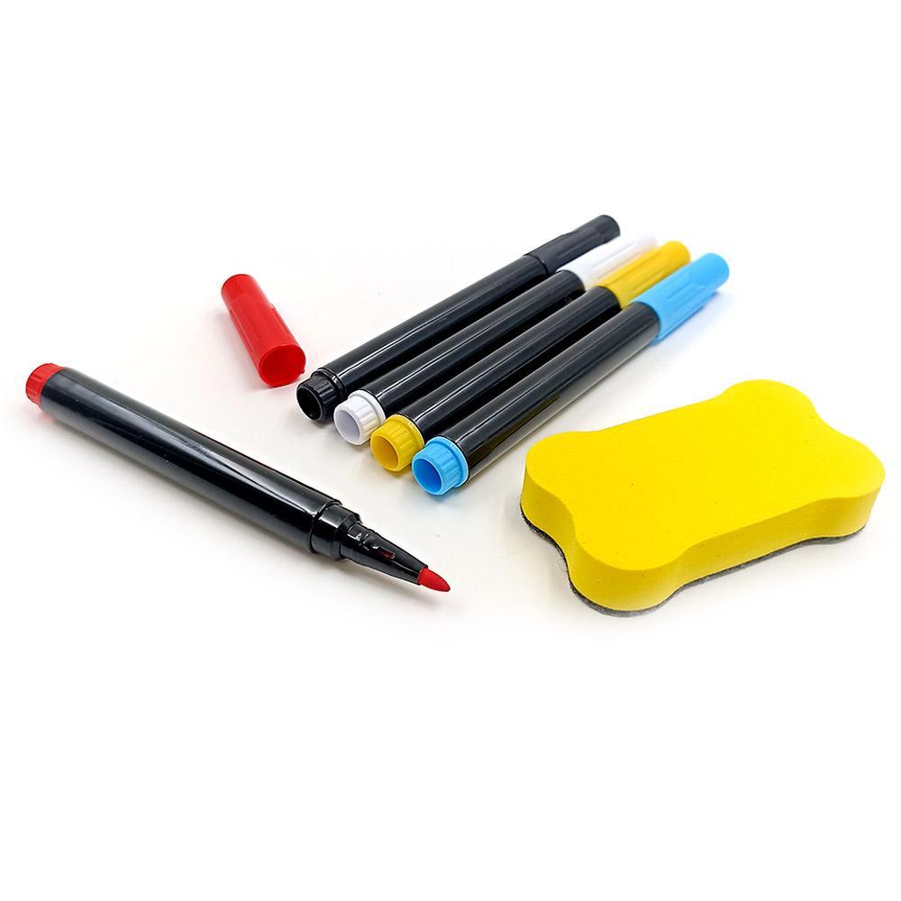 Markers with sponge eraser