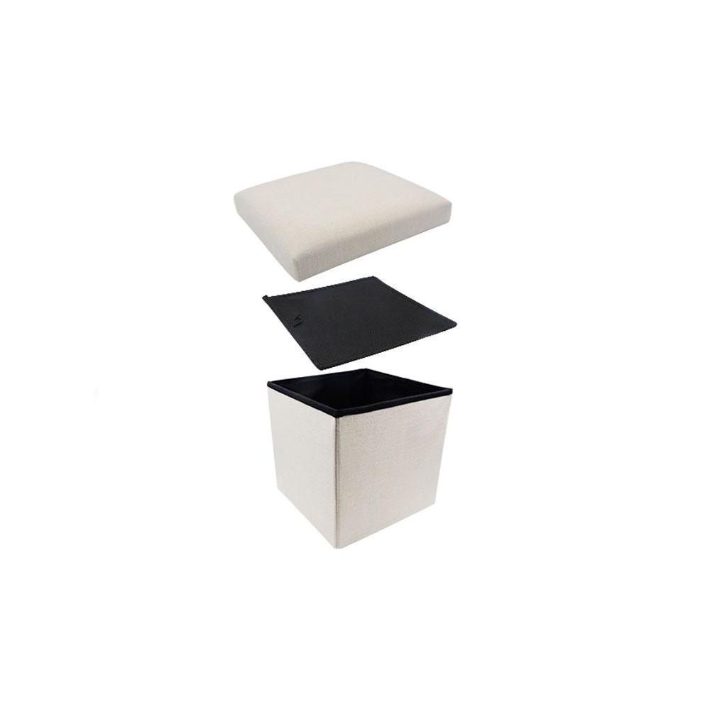 Linen storage stool for sublimation
