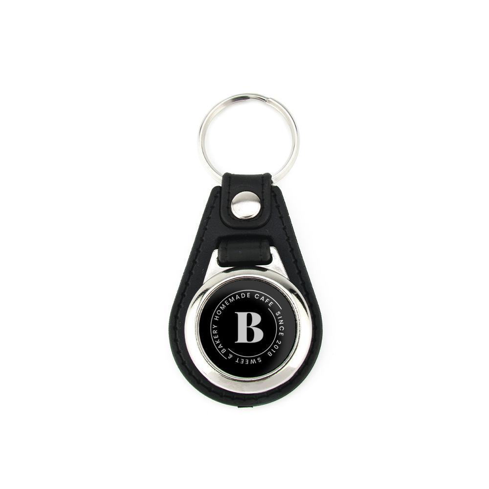 Imitation leather circular keychains MD-25D