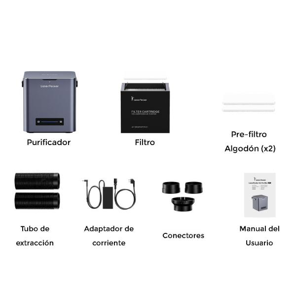 LaserPecker Air Purifier – For LP & LX Series Engravers