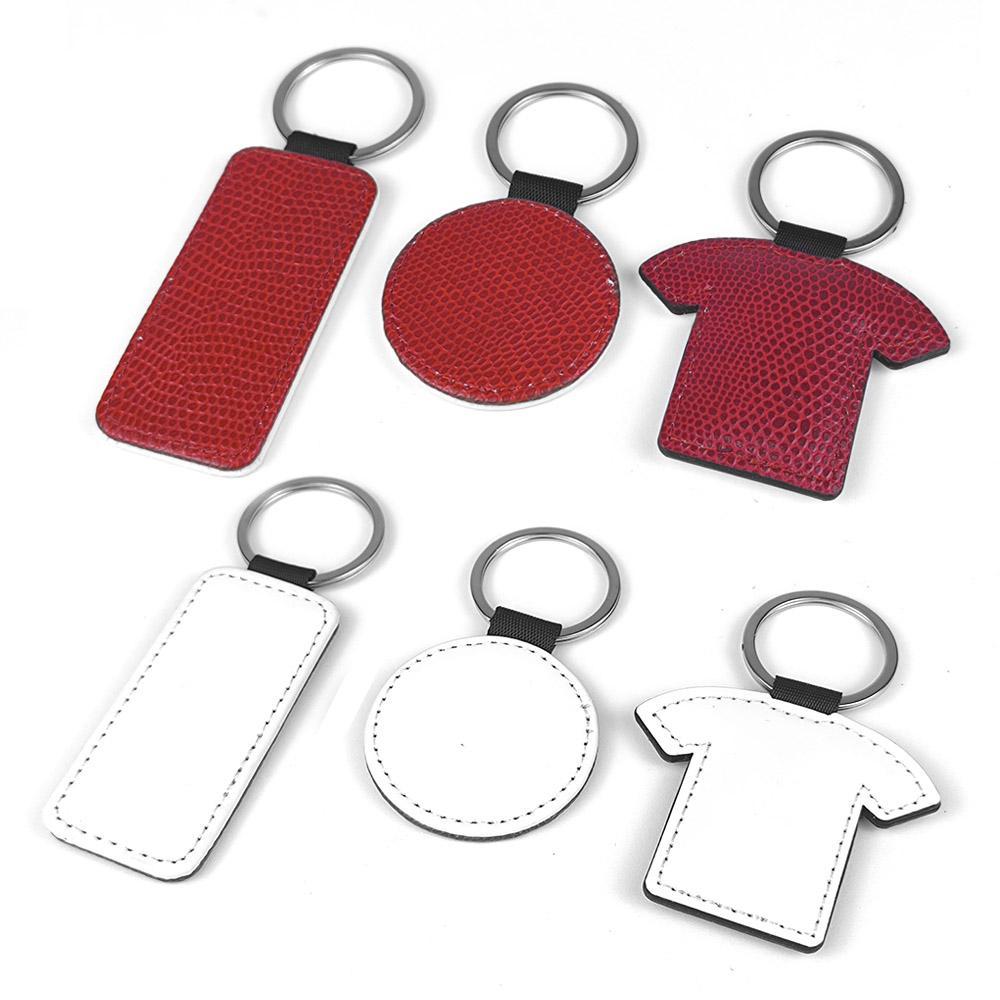 Leatherette keychains for sublimation