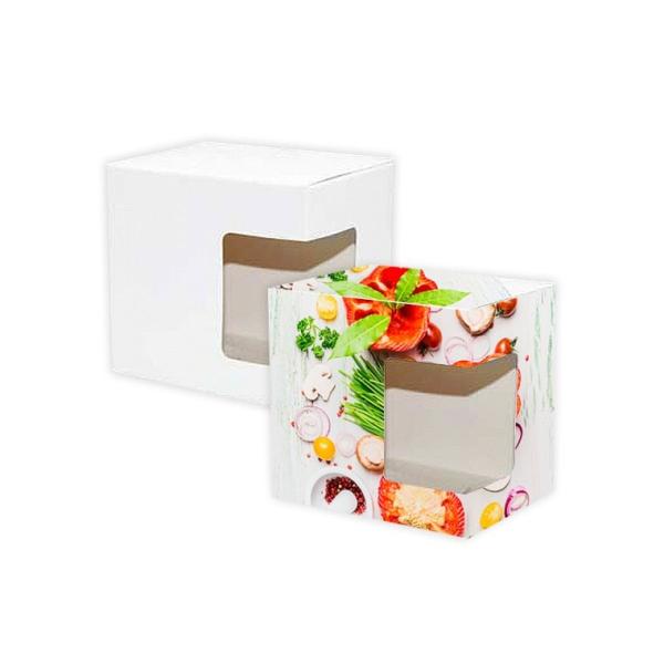 Sublimation mugs boxes with window for sublimation