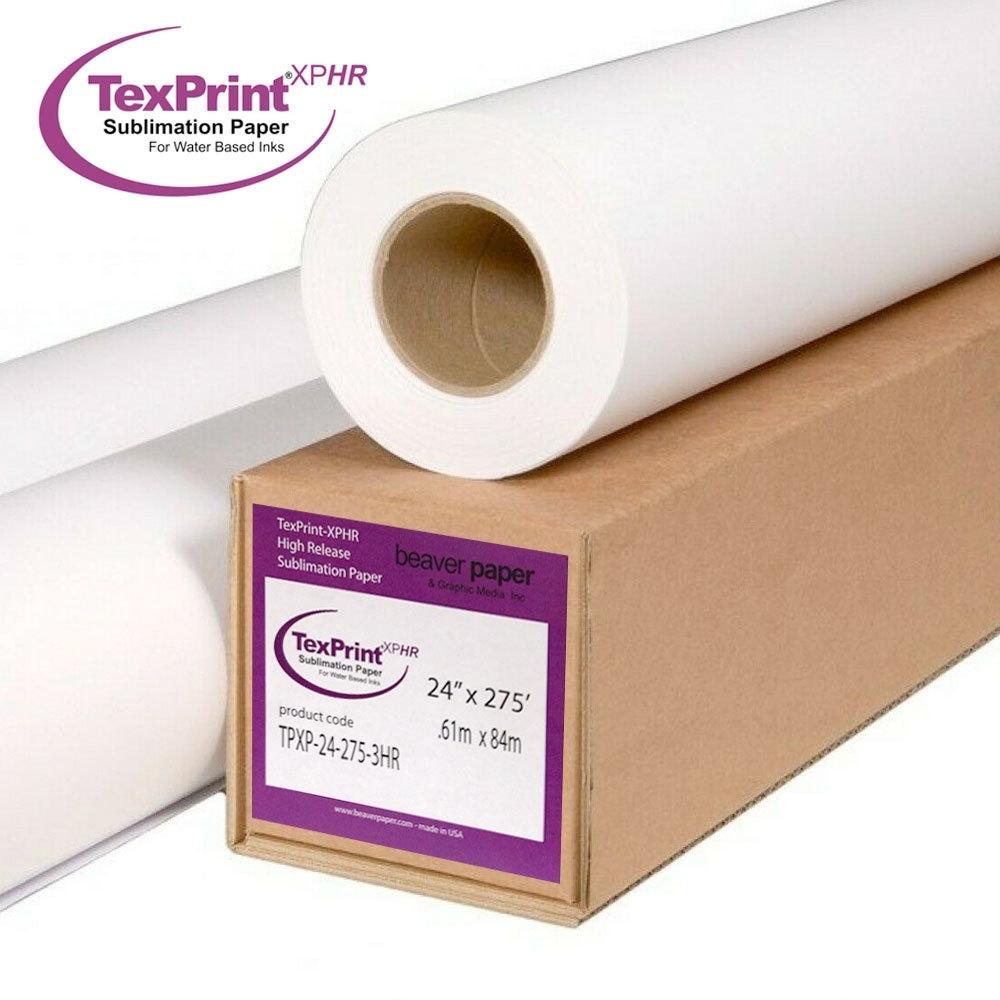 Paper and film for sublimation