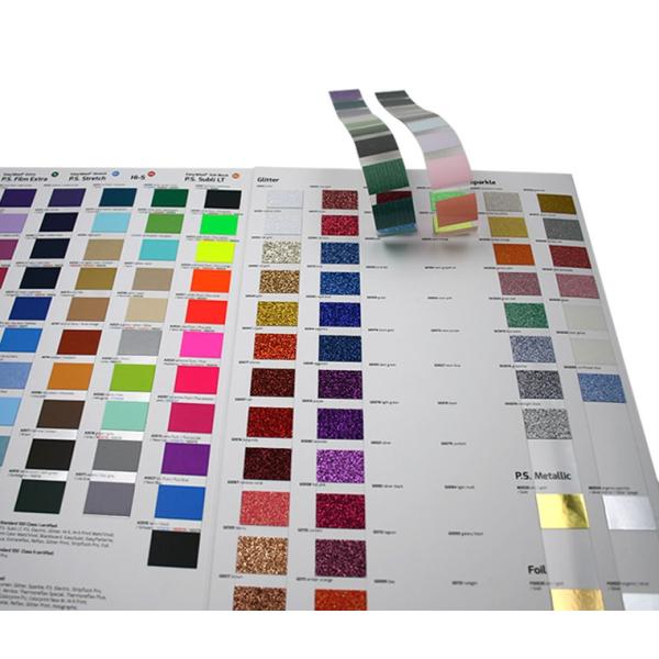 Siser textile Vinyls color palette