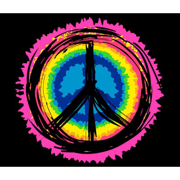 Textil transfer design Peace