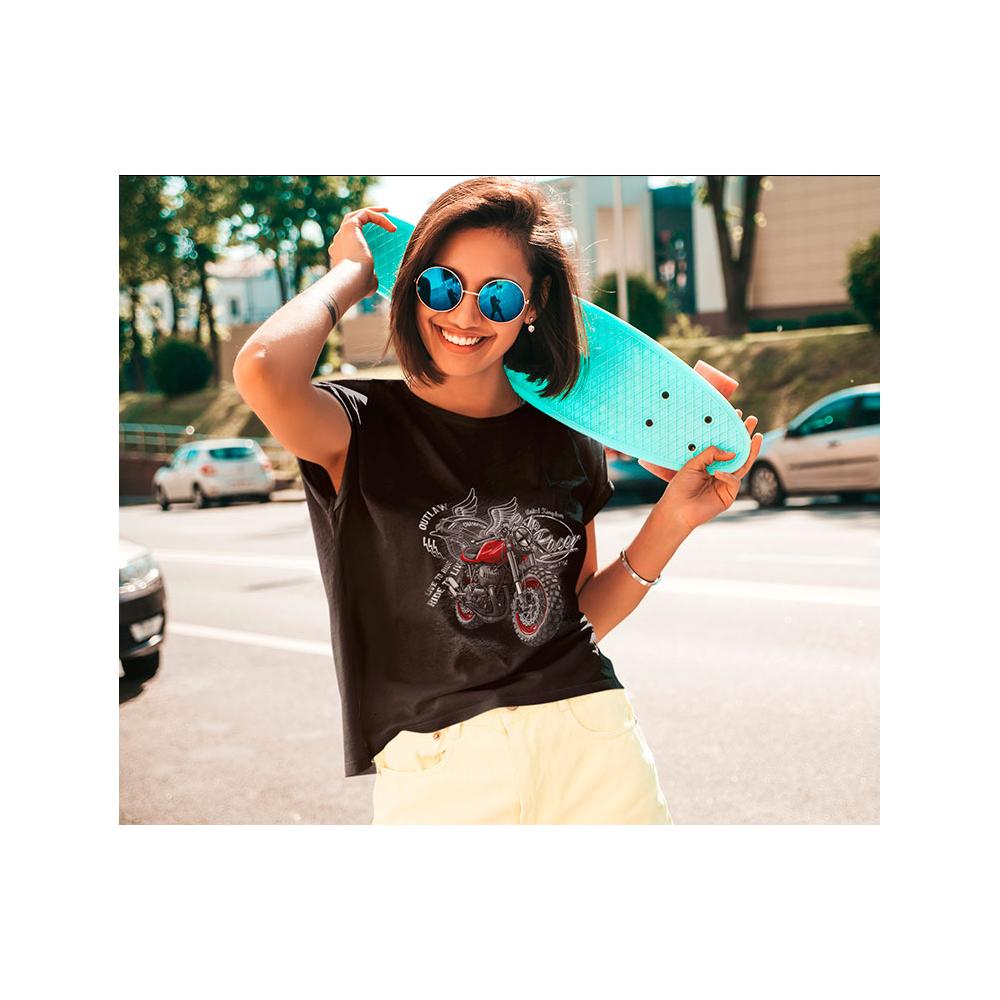 Textil transfer design Motorbike