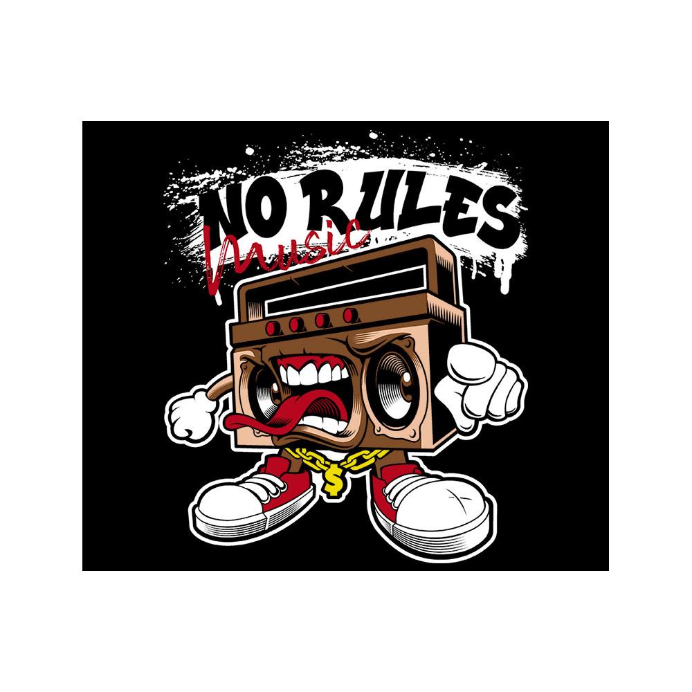 Transfert textile désign No rules