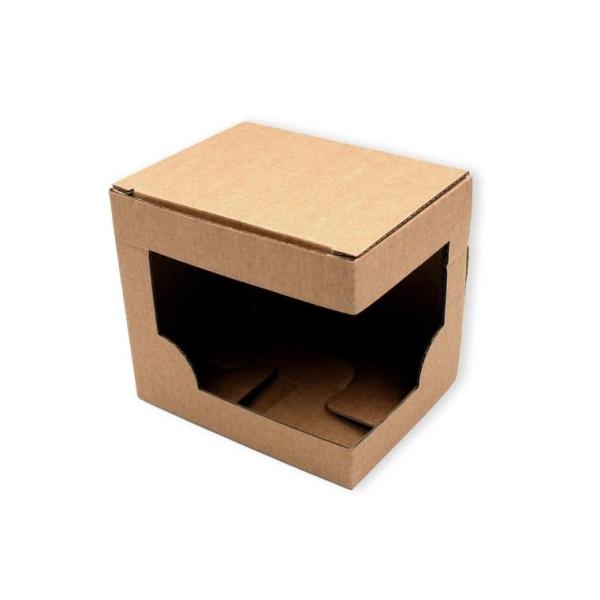 Individual mug boxes with window - Pack 100
